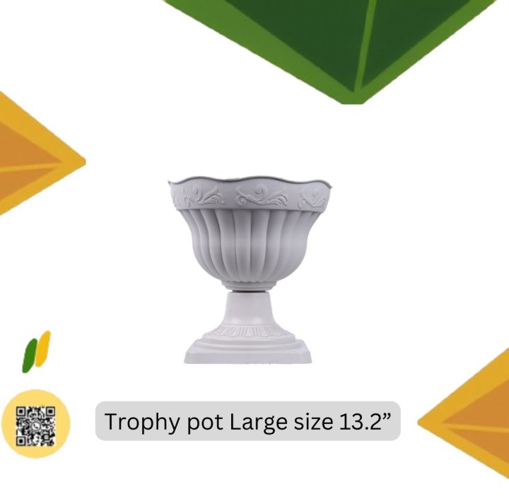 Trophy pot , stylish pots , for plants| extra large size | length x ...