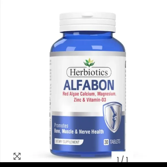 ALFA'BON. Calcium Megenisum Zinc and Vitamin -D3 For Support of Nerve ...