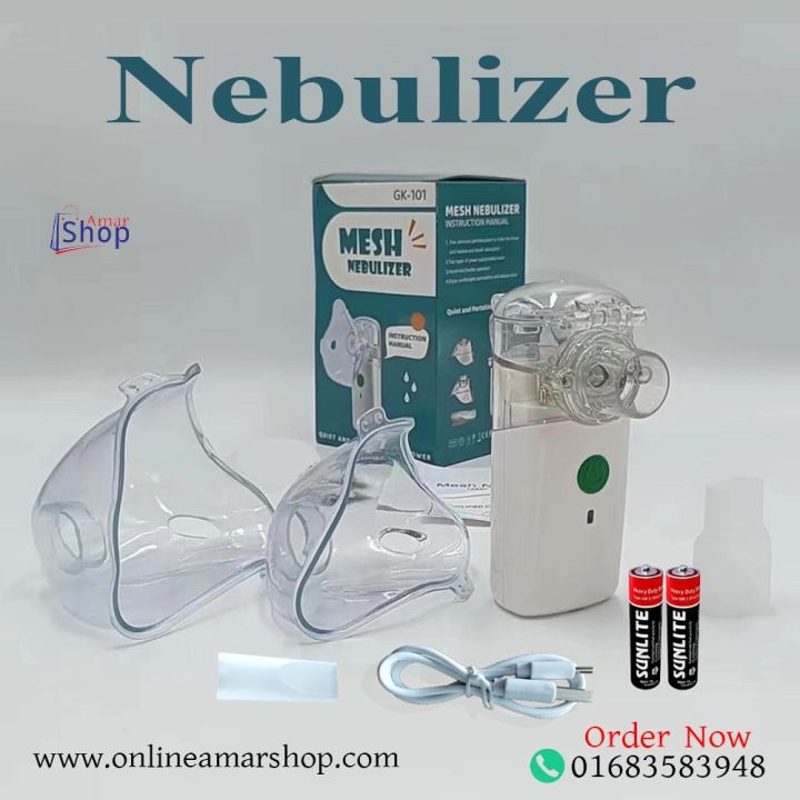 Mesh Nebulizer GK-101 QUIT AND PORTABLE LOW POWER, instruction manual ...
