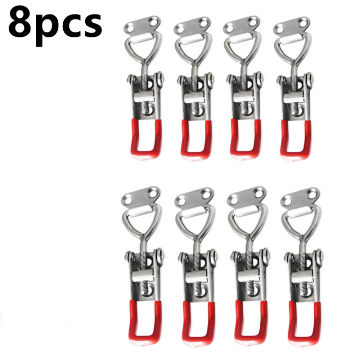 4/8pcs Adjustable Toolbox Case Metal Toggle Latch Catch Clasp Quick ...