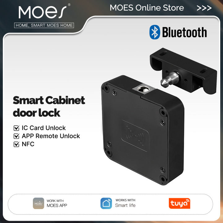 MOES Tuya Bluetooth Smart Wood Cabinet Lock App Remote Control ...