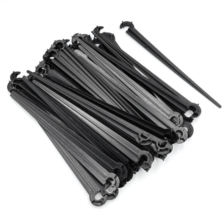 50Pcs Irrigation Drip Support Stakes C- Shape Fixed Stems Holder ...