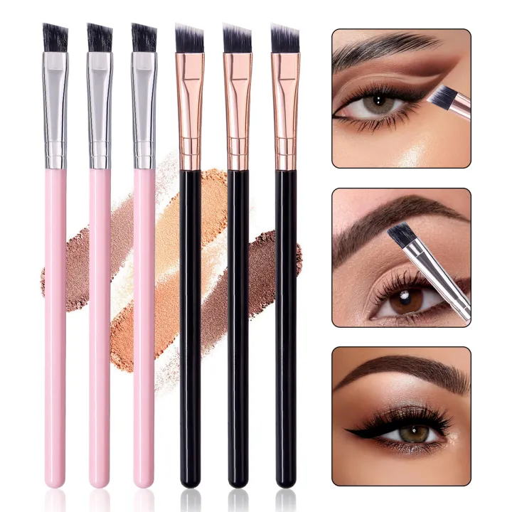 6PCS Professional Eye Brush Set, Soft Synthetic Blending/Concealer/Brow ...