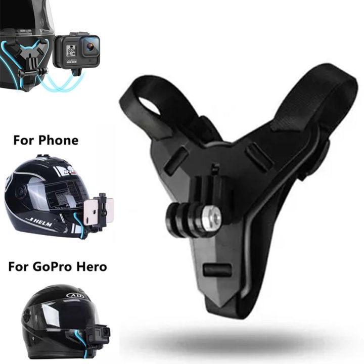 Motorcycle Helmet Chin Mount for Action Camera Full Face GoPro Mobile ...