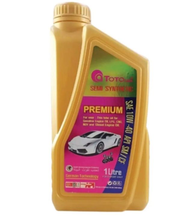 toto engine oil semi synthetic ဓာတ်ဆီအင်ဂျင်ဝိုင် 10w40 (1li) | Shop.com.mm