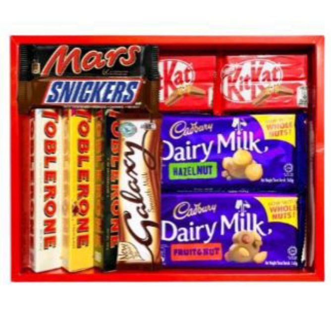 3 Toblerone 2 dairy milk 2 kit kat with galaxy Snickers and mars | Daraz.lk