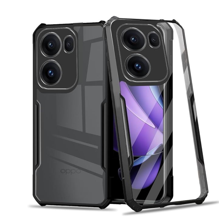 Oppo Reno 14F 5G Ipaky Shockproof Hybrid Armor Back Case Full Edge ...