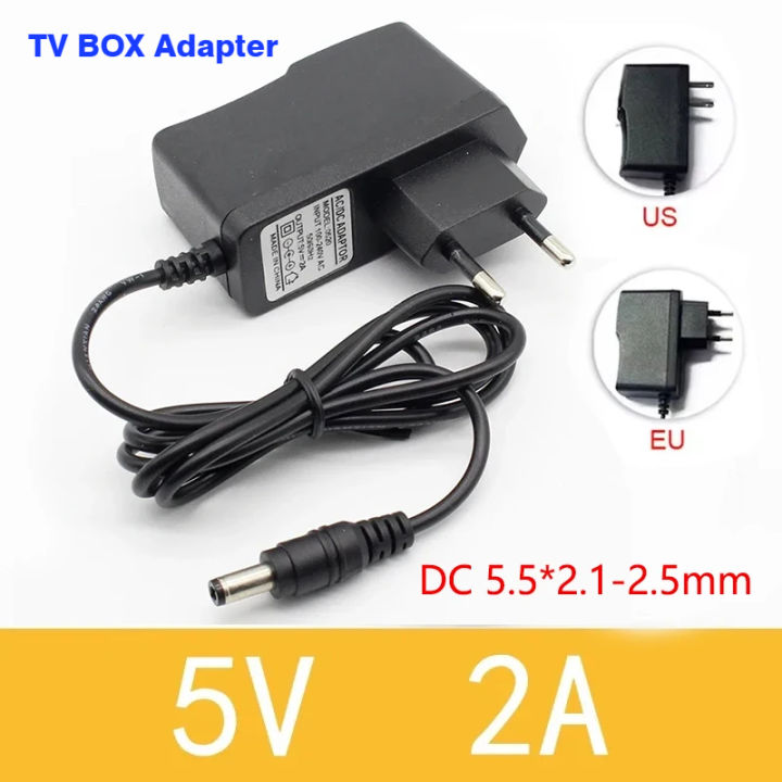 5V2A New AC 100V-240V Converter Adapter DC 5V 2A 2000mA Power Supply EU ...