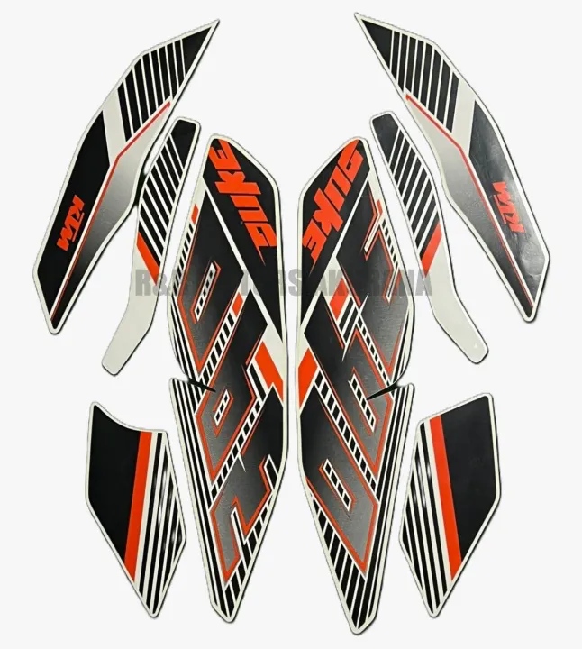 Ktm Duke 390 Black Bike Complete Sticker Kit | Daraz.lk