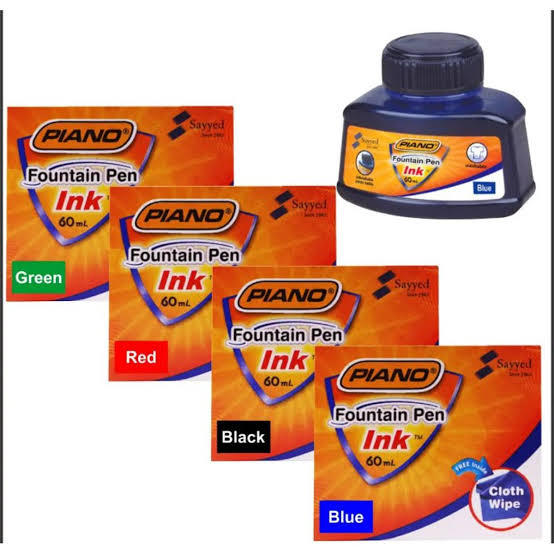 Piano Fountain Pen Ink 60 ml (Pack of 2PCs) | Daraz.pk