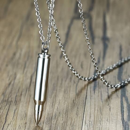 bullet style turkish locket with rope nackles | Daraz.pk