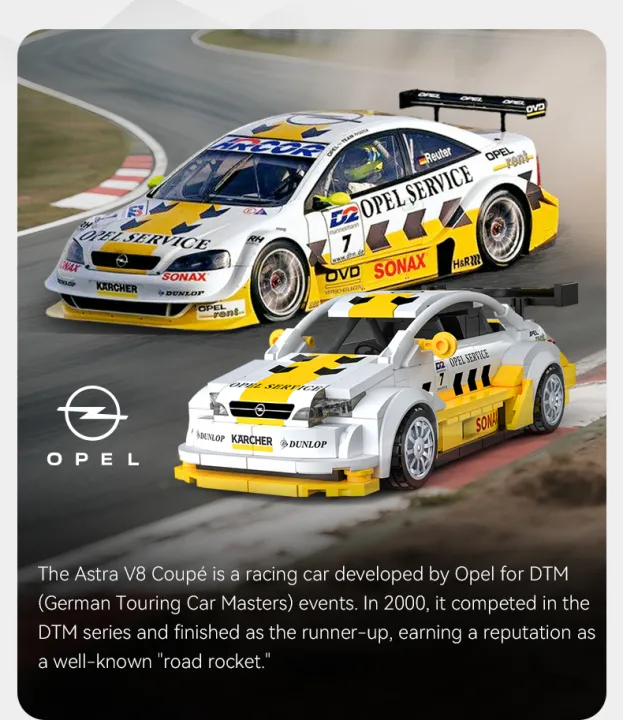 CaDA Officially Licensed 1:24 Building Block Car Set / Rally Car ...