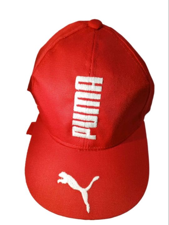 Red color puma and addidas logo cap for men hats | Daraz.lk