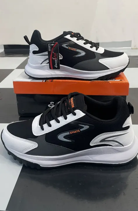 Branded Black and White mix Shoes For Men | Daraz.com.np