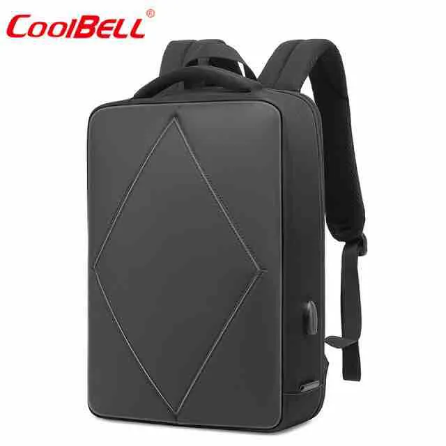 COOLBELL Backpack Casual Backpack Night Line Reflective Travel Backpack Student Bag Simple ...