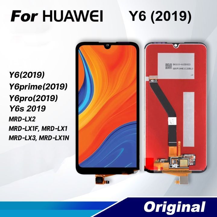 Huawei Y6 2019 Display Touch Screen Original Huawei Y6 Prime 2019 MRD-LX1F LX1 LX3 LX1N LCD ...