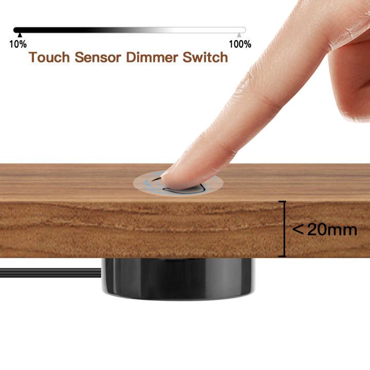 Sweep Dimmer Sensor Penetrating Switch 12V Wood Panel Touch Switch LED ...