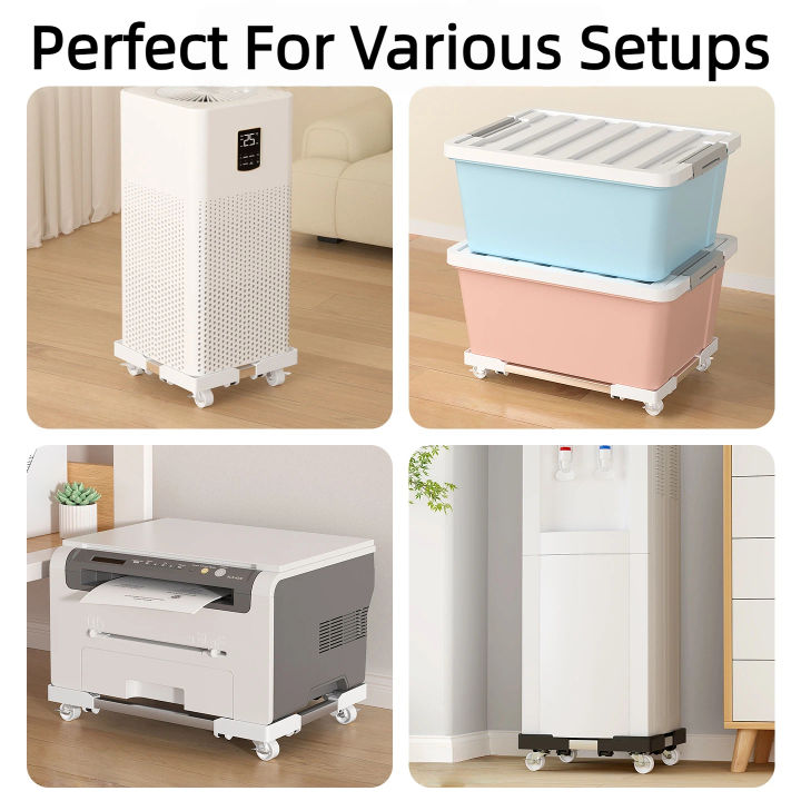 Mobile Extendable Computer Cart Adjustable Stand With Universal Wheels ...