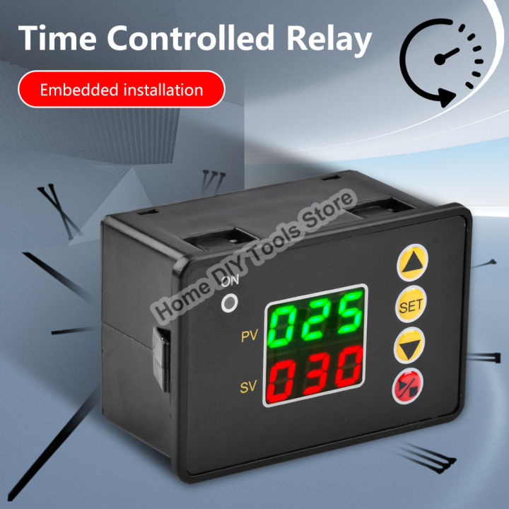 T2310 AC 110-220V DC 12V 24V LED Digital Time Controller Countdown ...