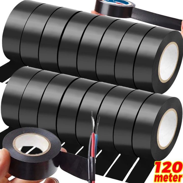 Electrical Insulating PVC Tapes Temperature Resistant Heat Black ...