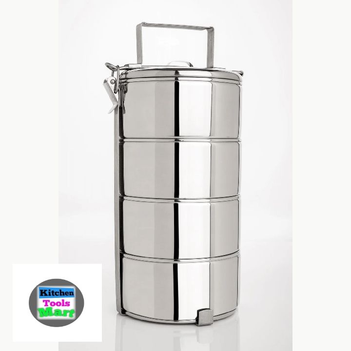 High Quality - Tiffin Stainless Steel 3/4 Tier Lunch Box Multi Layer ...