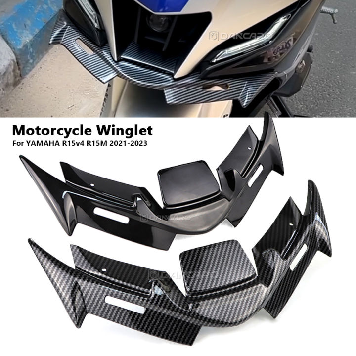 Motorcycle Winglet Front Fairing Wing Guard Cover For YAMAHA YZF R15 V4 ...