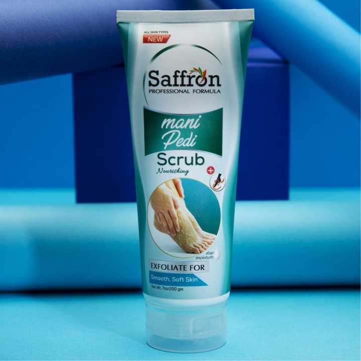 Saffron Mani Pedi Scrub -200ml | Daraz.pk