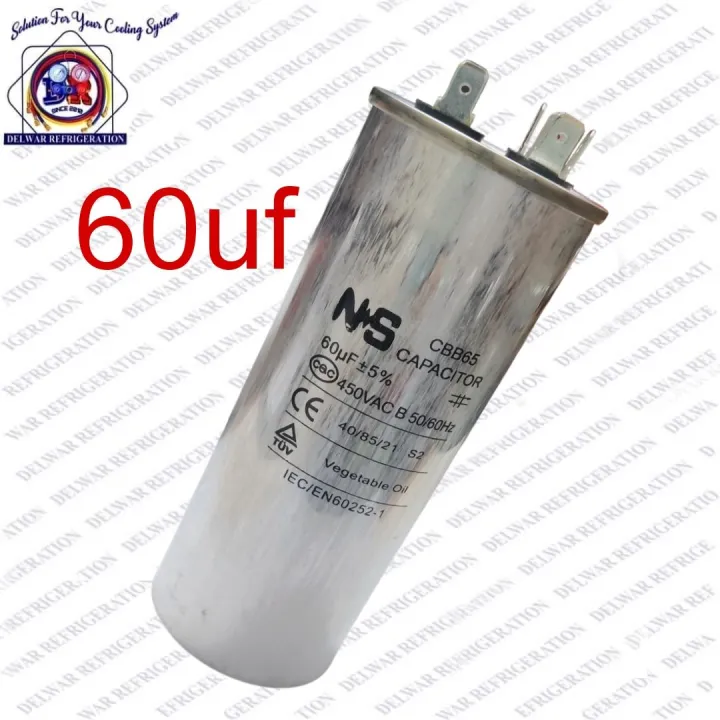 air conditioner compressor capacitor 60uf/450v NS brand suitable for 2 ...