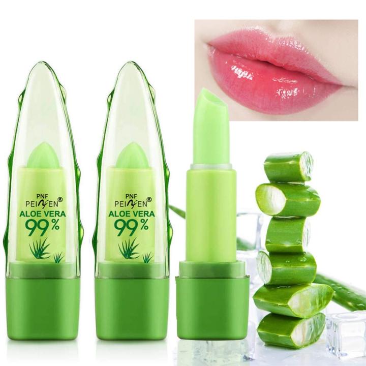 Aloe Vera Soothing Gel Lip Balm 99% Natural Moisturizing And Softening ...