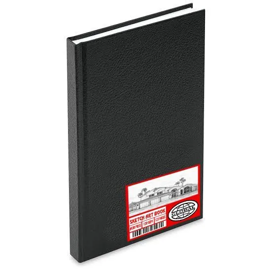 Global A5 hard bind sketch book (100 pages ) | Daraz.pk