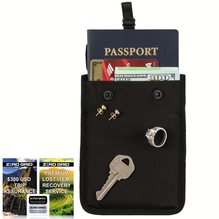 Hidden Bra Wallet - Travel Pouch & Secret Pocket for Passport, Money ...