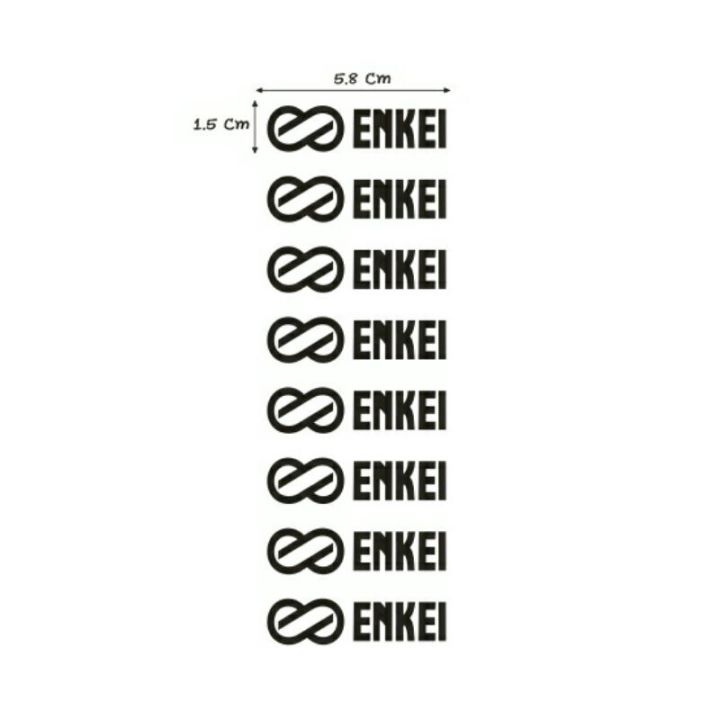 Sticker'' reflective sticker enkei''💯% ️ Ready cut | Shop.com.mm