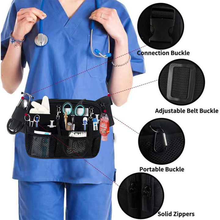 Multi-compartment medical equipment nurse organizer, multi-functional ...