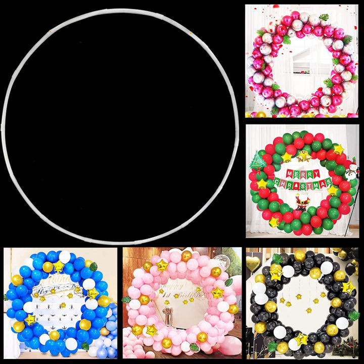 PVC Ring Balloon Arch DIY Wreath Frame Background Holder Circle Ballon ...