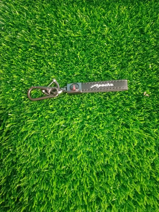 universal premium quality leather TVS Apache bike key ring | Daraz.com.bd
