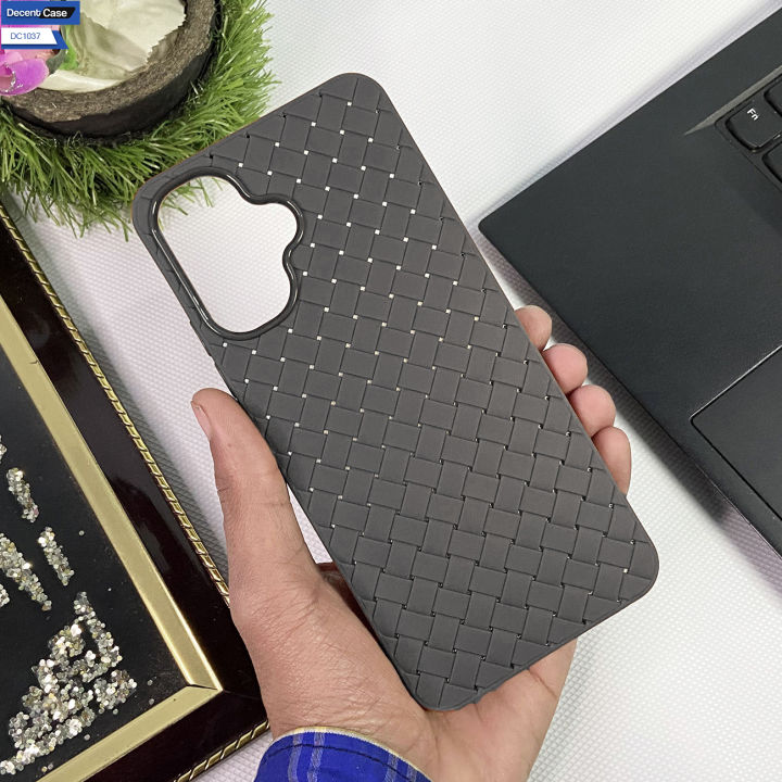 Xiaomi Redmi A5 Cover - Black - Woven Premium Phone Case With Stylish ...