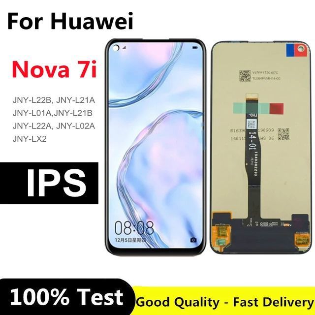 Huawei Nova 7i Display Touch Screen Digitizer Assembly Replacement JNY ...