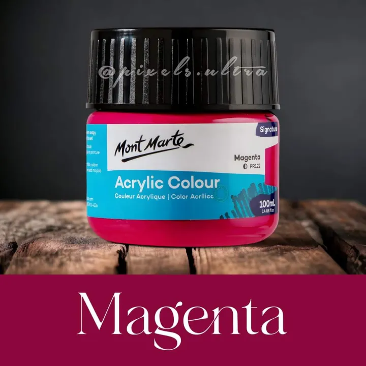 Mont Mart Acrylic Colour 100 Magenta | Daraz.com.bd