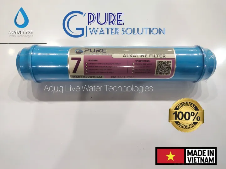 G Pure Alkaline water filter Cartridge for Ro Plant Top Quality Vietnam ...