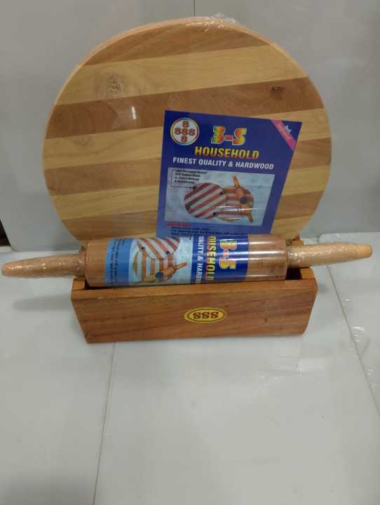 ROLLING PIN 3-S HOUSEHOLD EXPORT QUALITY ROTI BELAN, MANUAL ROTI MAKER ...