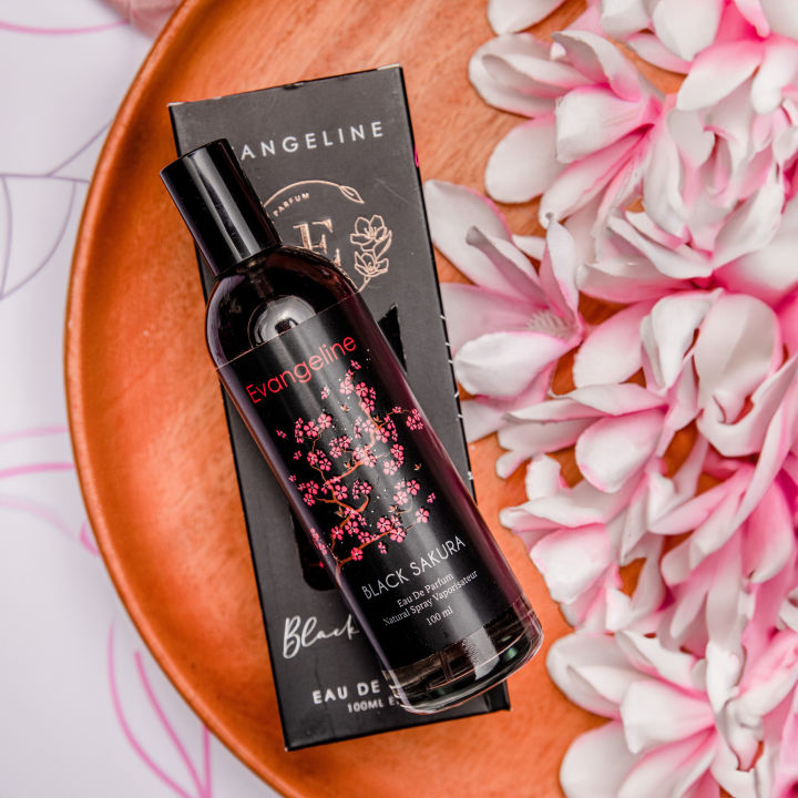 Evangeline Black Sakura Eau De Parfum Natural Spray 100ml | Daraz.lk