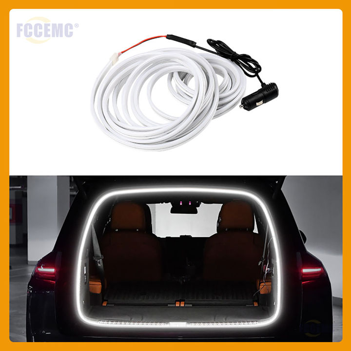 LED Car Trunk Lighting Strip With Cigar Magnetic Induction 5M Free-Cut ...
