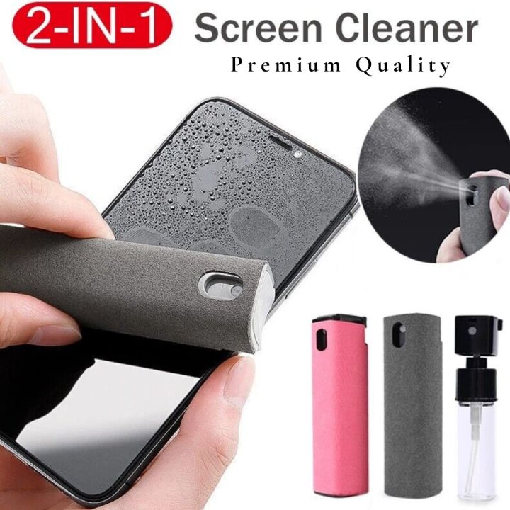 1 pcs 2 In 1 Phone Screen Cleaner Spray Portable Tablet Mobile PC ...