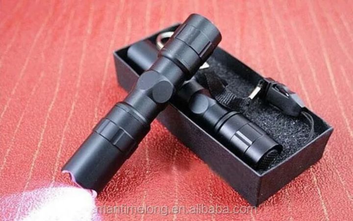 LED Waterproof small Flashlight and lanyard (small) Only Light (without ...