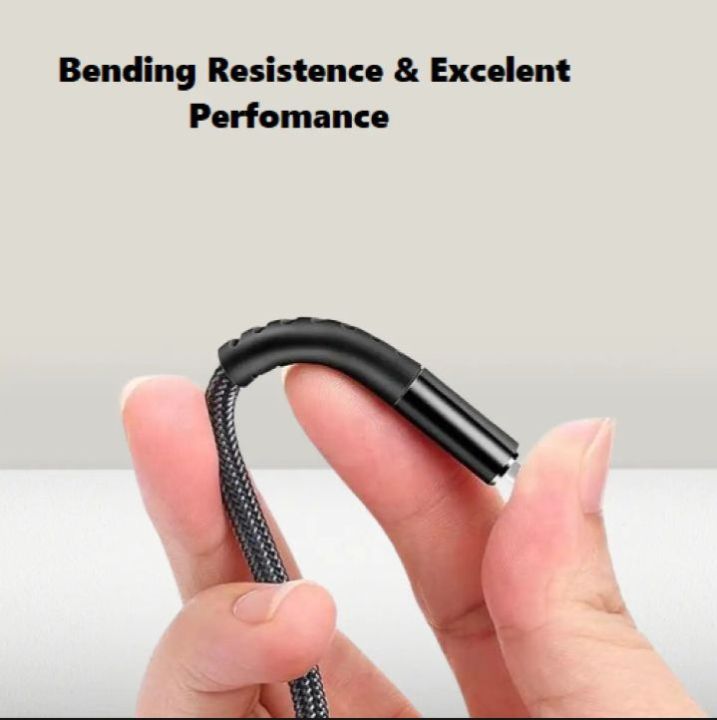 Nylon micro usb fast charging data cable for all Android mobiles | 3A ...