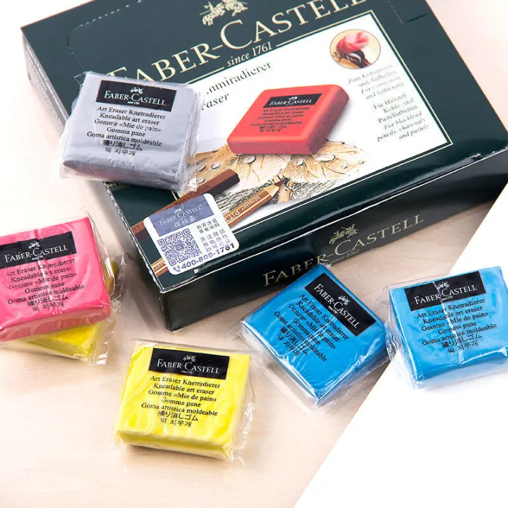 Faber-Castell Plasticity Rubber Soft Art Eraser Wipe highlight Kneaded ...
