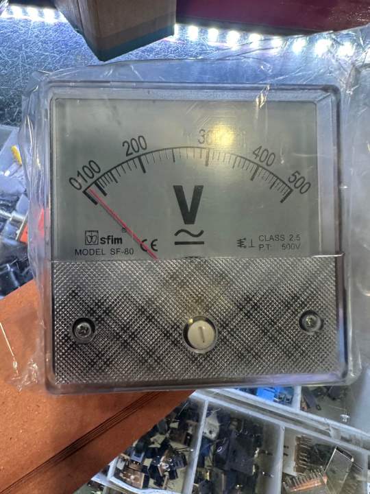 Analogue AC Volt Meter Square Panel Meter 80x80mm sfim SF-80 | Daraz.com.bd
