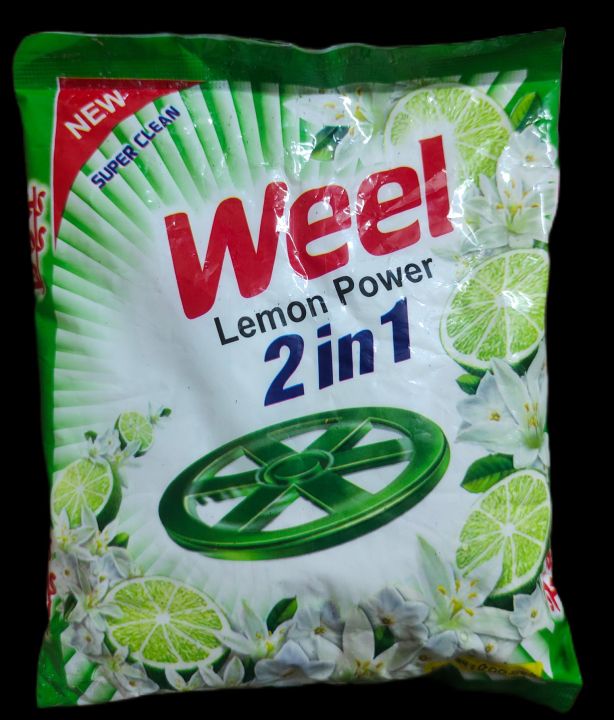 Weel 2in 1 Laundry Detergent powder 500gm | Daraz.com.bd