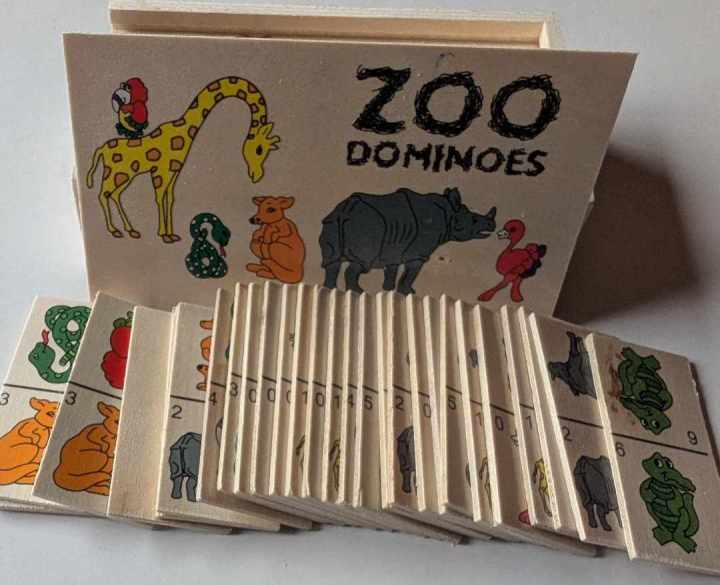ZOO DOMINOES FOR KIDS - ANIMALS SET | Daraz.com.np
