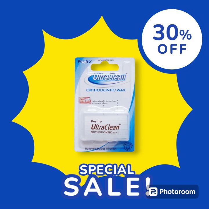 UltraClean Orthodontic Wax For Brace Gum Irritation Dental Oral Care ...